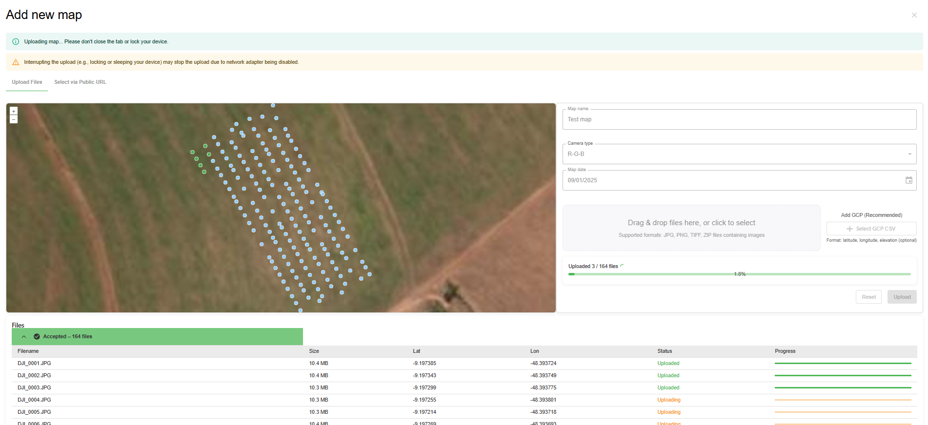 How to Upload a Map - Agremo